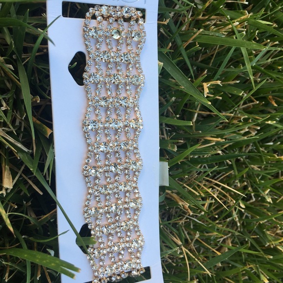 Icing | Jewelry | Nwt Nice Sexy Rose Gold Choker Diamond Icing | Poshmark